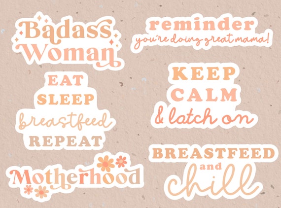 Breast Feeding Stickers Liquid Gold Milk Maker Nursing - Etsy