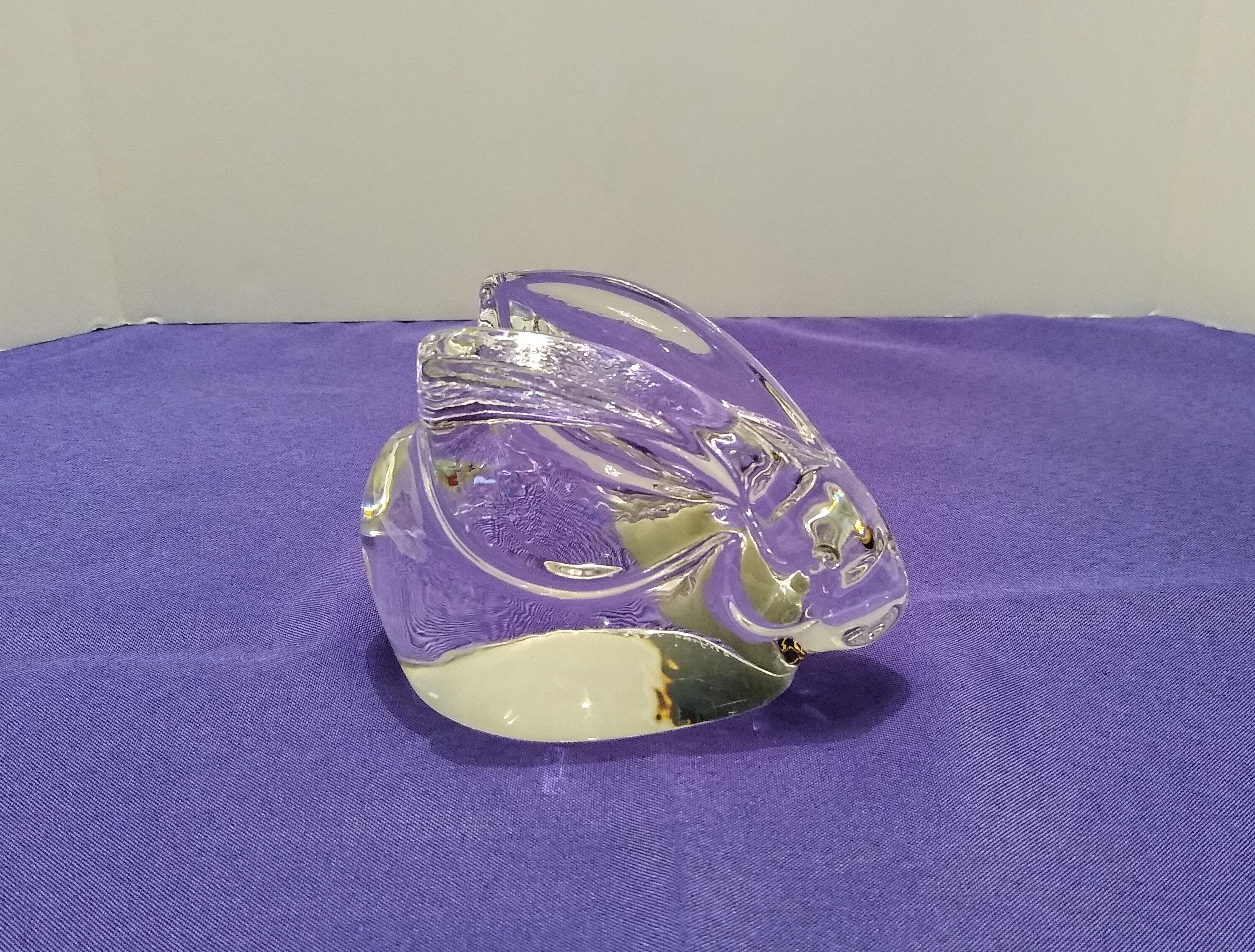 Orrefors Crystal Bunny Figurine/paperweight - Etsy