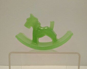 Vintage Jadeite Scottie Dog Ink Blotter by Houze Glass, Scottie Dog ...