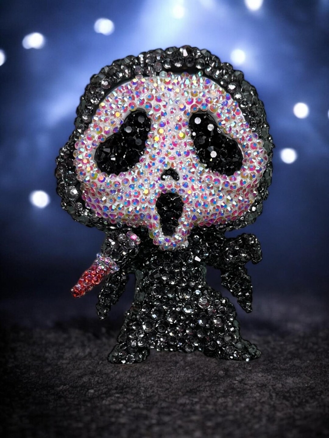 GHOSTFACE Horror Bejeweled Bedazzled Jewel Scary Movie Rhinestone Funko ...