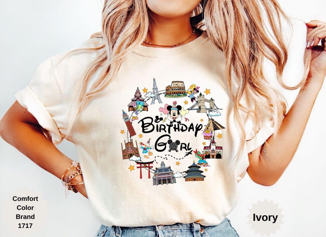 Comfort Colors® Disney Epcot Birthday Girl Shirt, Birthday Boy Shirt ...