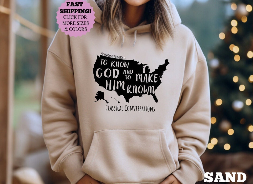 Classical Conversations USA Hoodie: Homeschool Mom Gift - Etsy