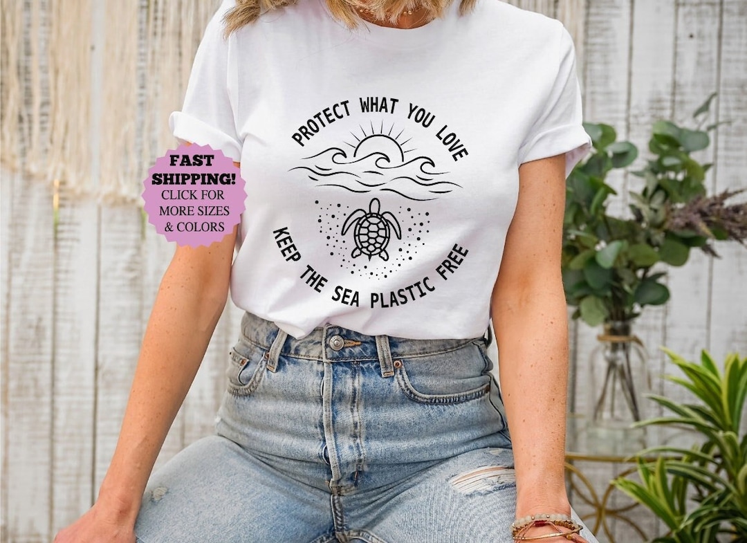 Keep the Sea Plastic Free Shirt, Save the Sea Turtles, Save the Ocean ...