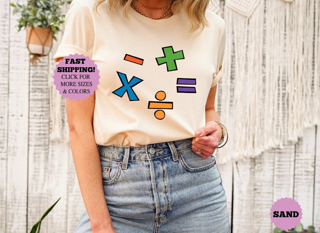 Mathematics Symbols Shirt, Mathematics Shirt, Mathematics Teacher Tee, Math Lover Shirt, Math ...