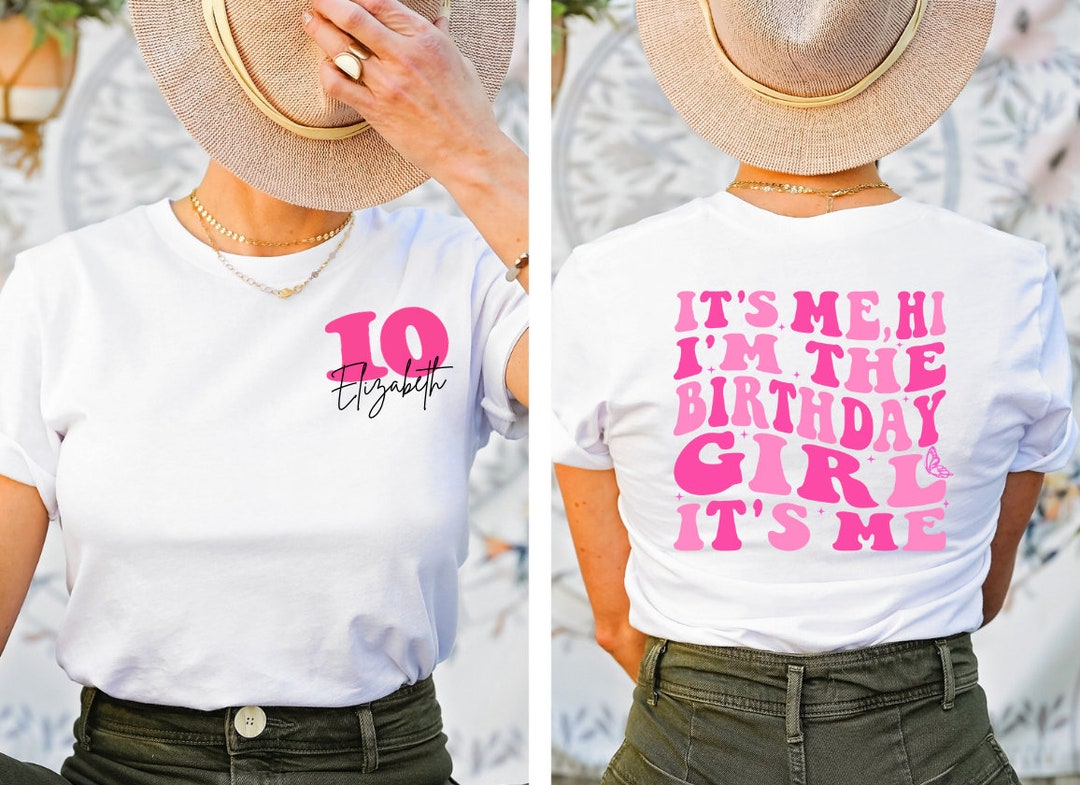 Custom Birthday Girl Tee: Personalized Party Shirt - Etsy