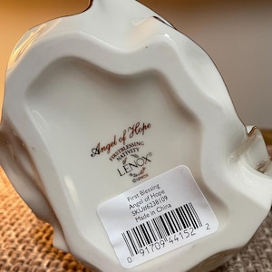 Lenox First Blessing Nativity Angels “ Hope & Peace”, Porcelain, Ivory ...