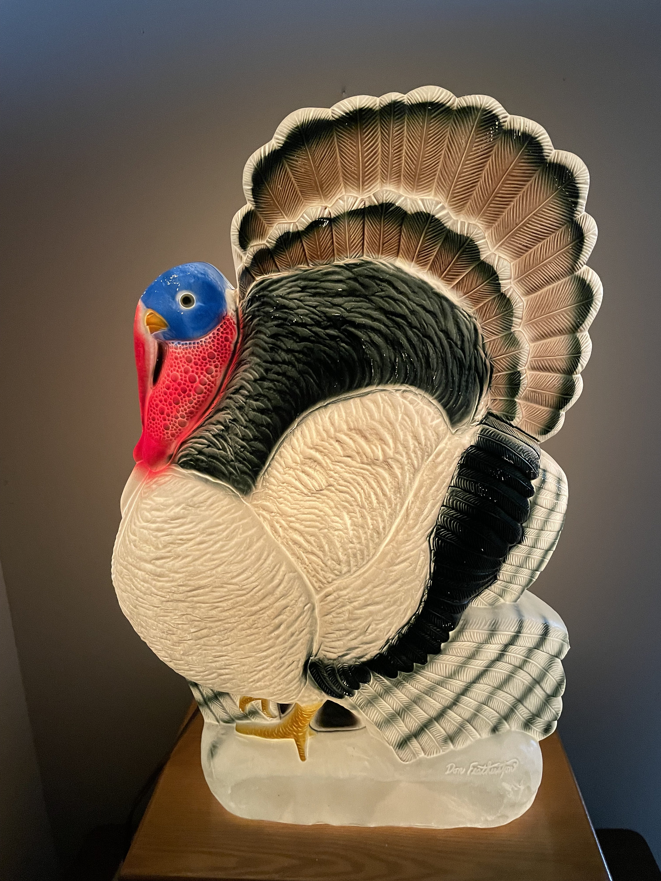 Vintage Union Yellow Easter Duck Blow Mold Lawn Decoration Don ...