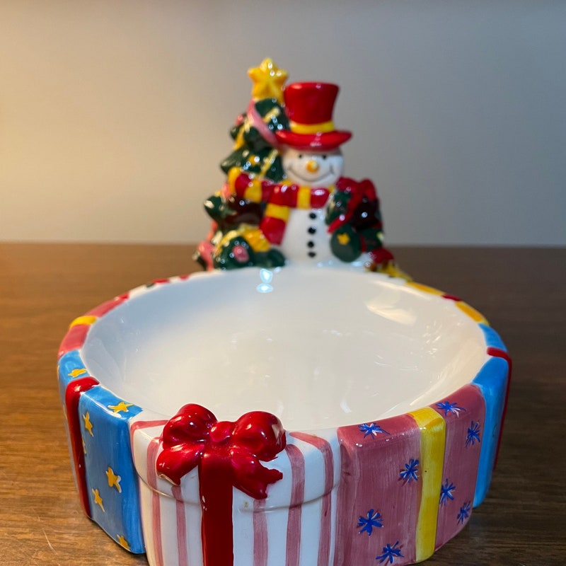 Christmas Candy Dish - Etsy