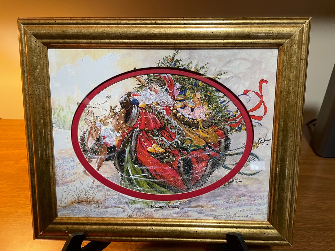 Peggy Abrams windswept Holiday Christmas Print in 12x10 - Etsy