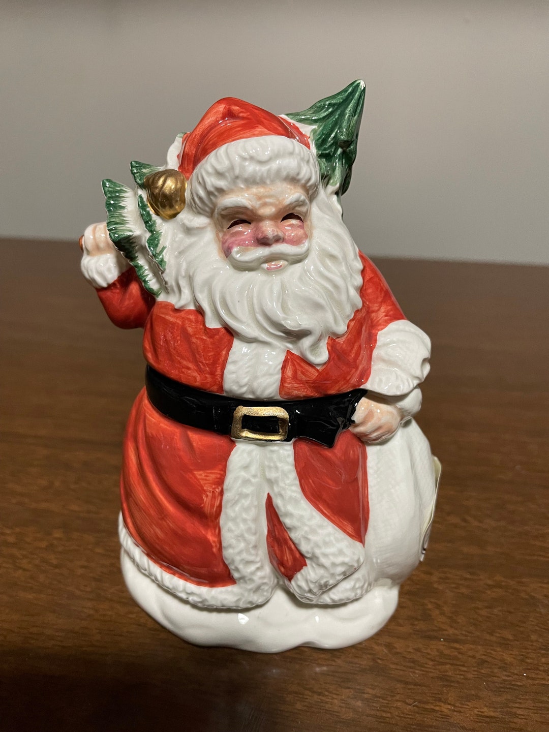 Vintage German Santa Claus 1989 OCI Omnibus Div of Fitz and Floyd, 6 ...