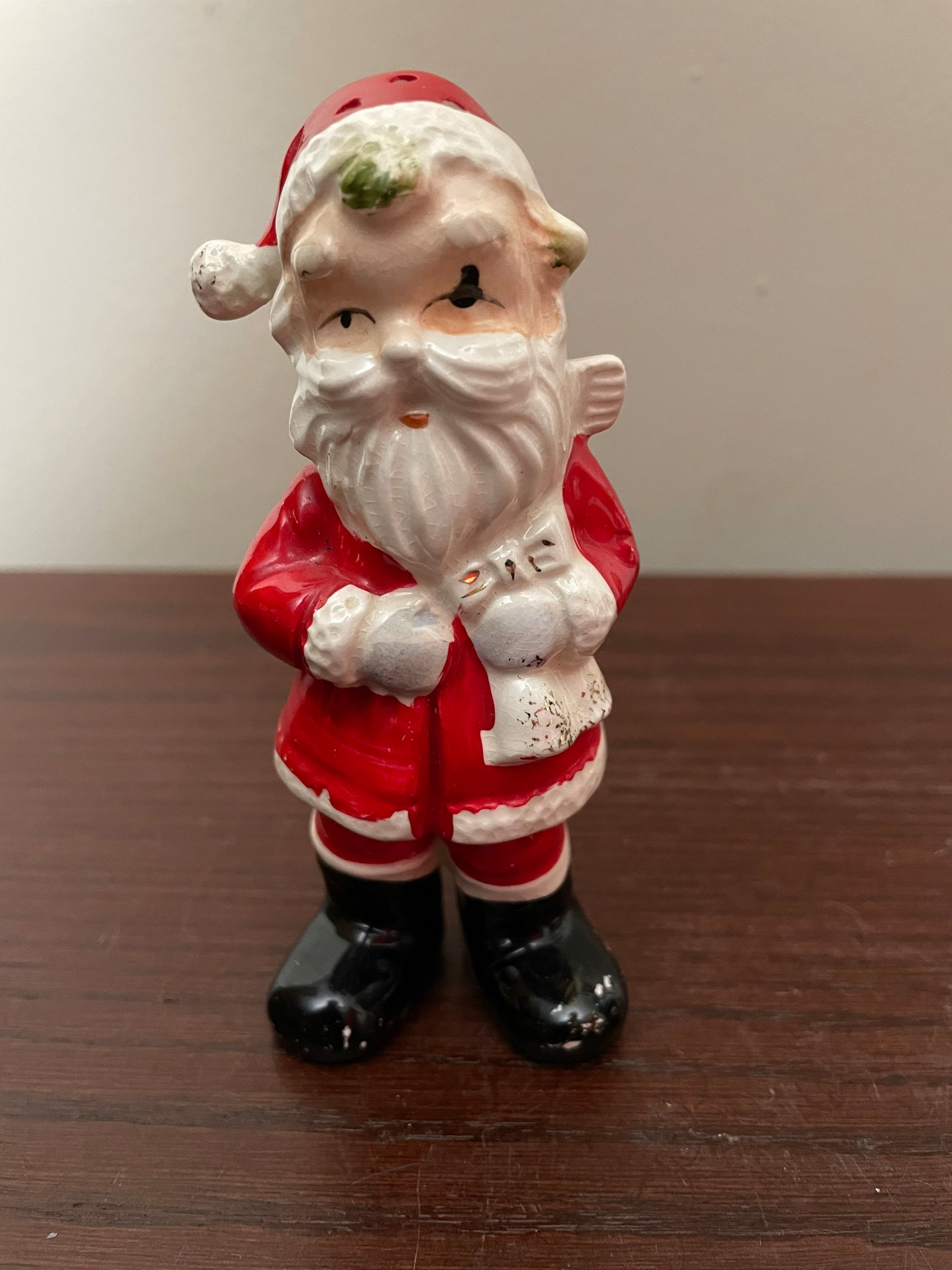 Vintage Christmas Santa Salt Shaker Only Christmas Figurine - Etsy