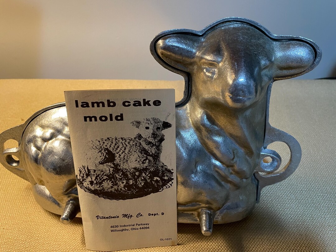 Vitantonio 12 1/2” Long Aluminum Lamb Mold Form,, Read All Details - Etsy