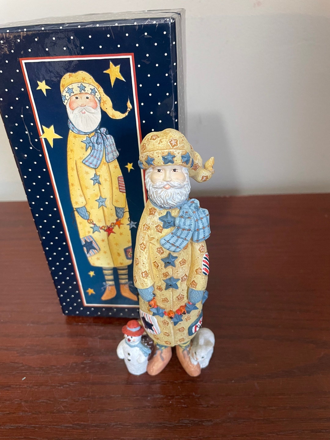 Lang and Wise Classic Santa Santa’s Star Artist Ellen Stouffer 1997 - Etsy