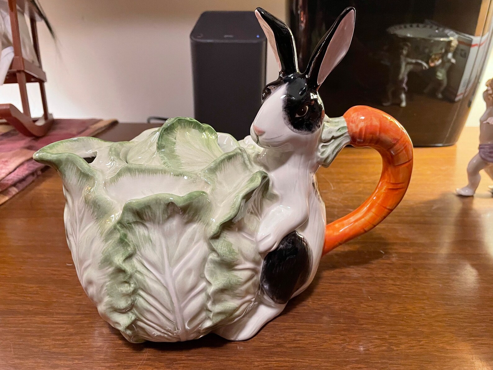Vintage 1987 Fitz and Floyd Kensington Rabbit Cabbage Teapot - Etsy