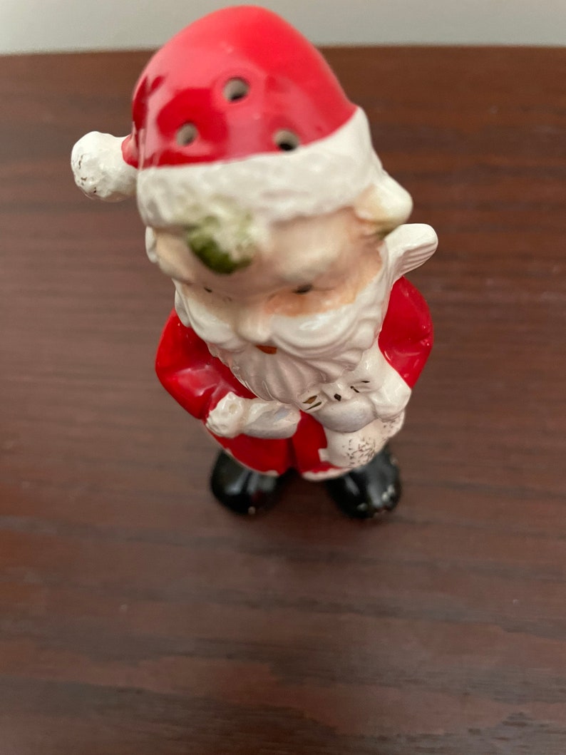 Vintage Christmas Santa Salt Shaker Only Christmas Figurine - Etsy