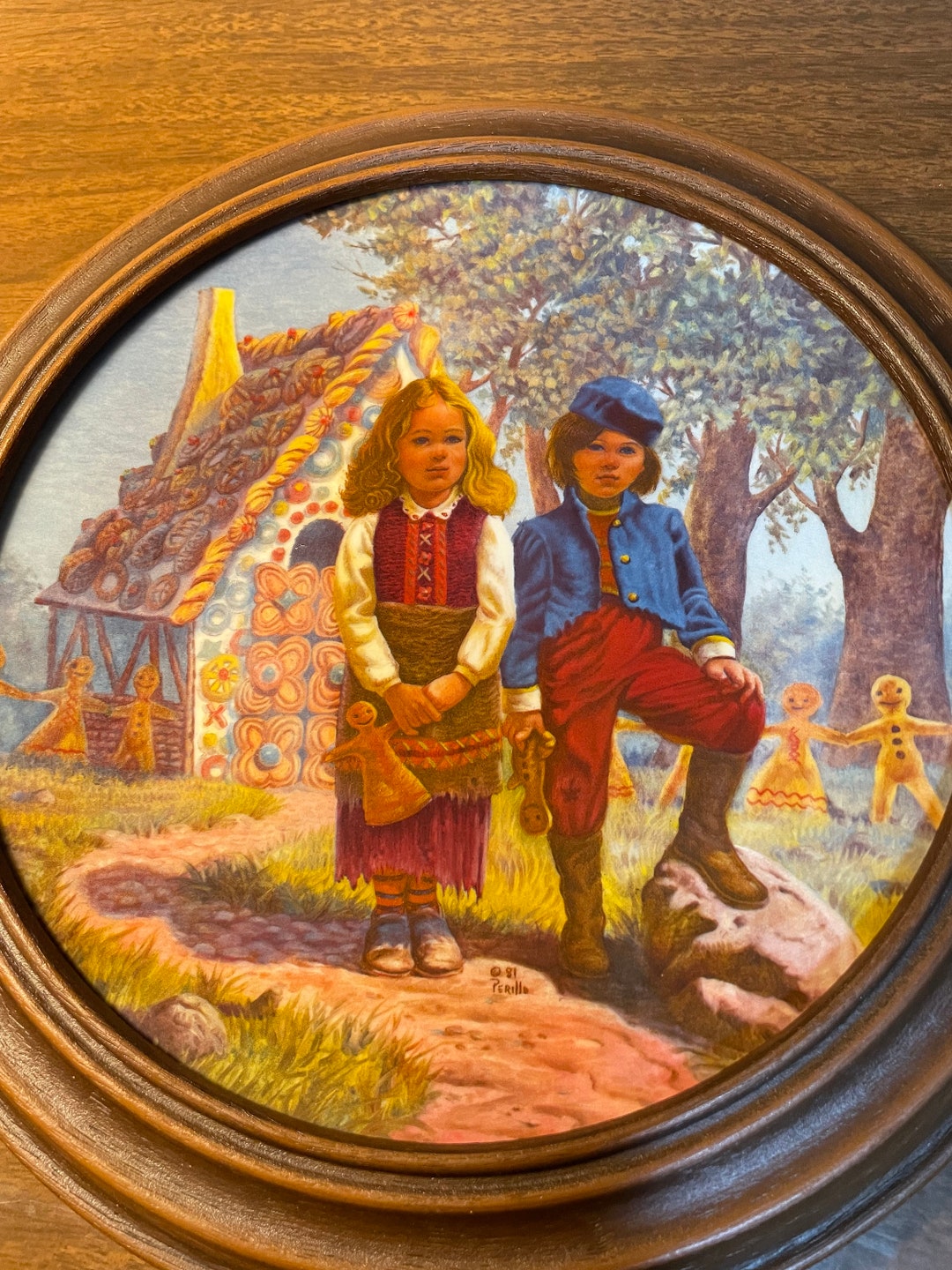 Vintage 1981 Gregory Perillo hansel and Gretel Collectors Plate ...