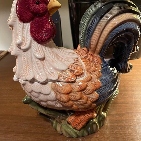 Rooster Cookie Jar - Etsy