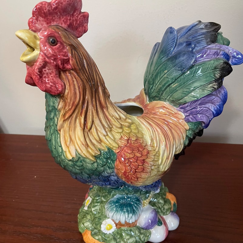 Rooster Pitcher - Etsy