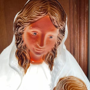 1996 TPI Canada 26” Tall Mary With Baby Jesus Blowmold, Christmas ...