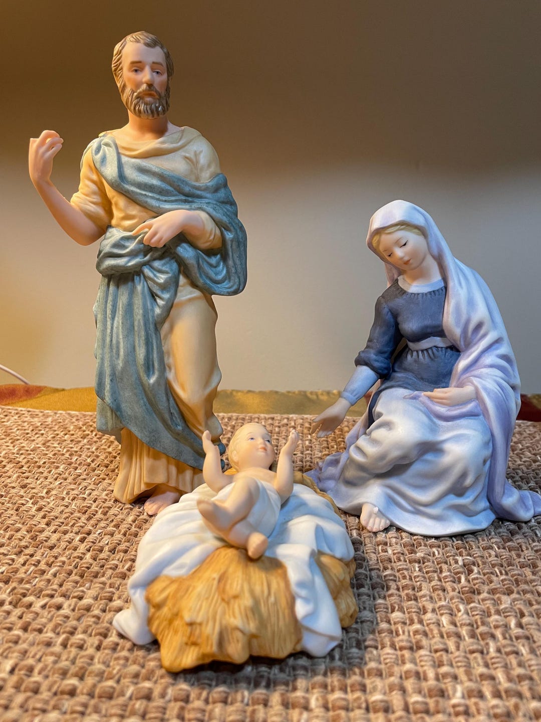 1991 Lenox Renaissance Nativity the Holy Family, Porcelain Figures ...