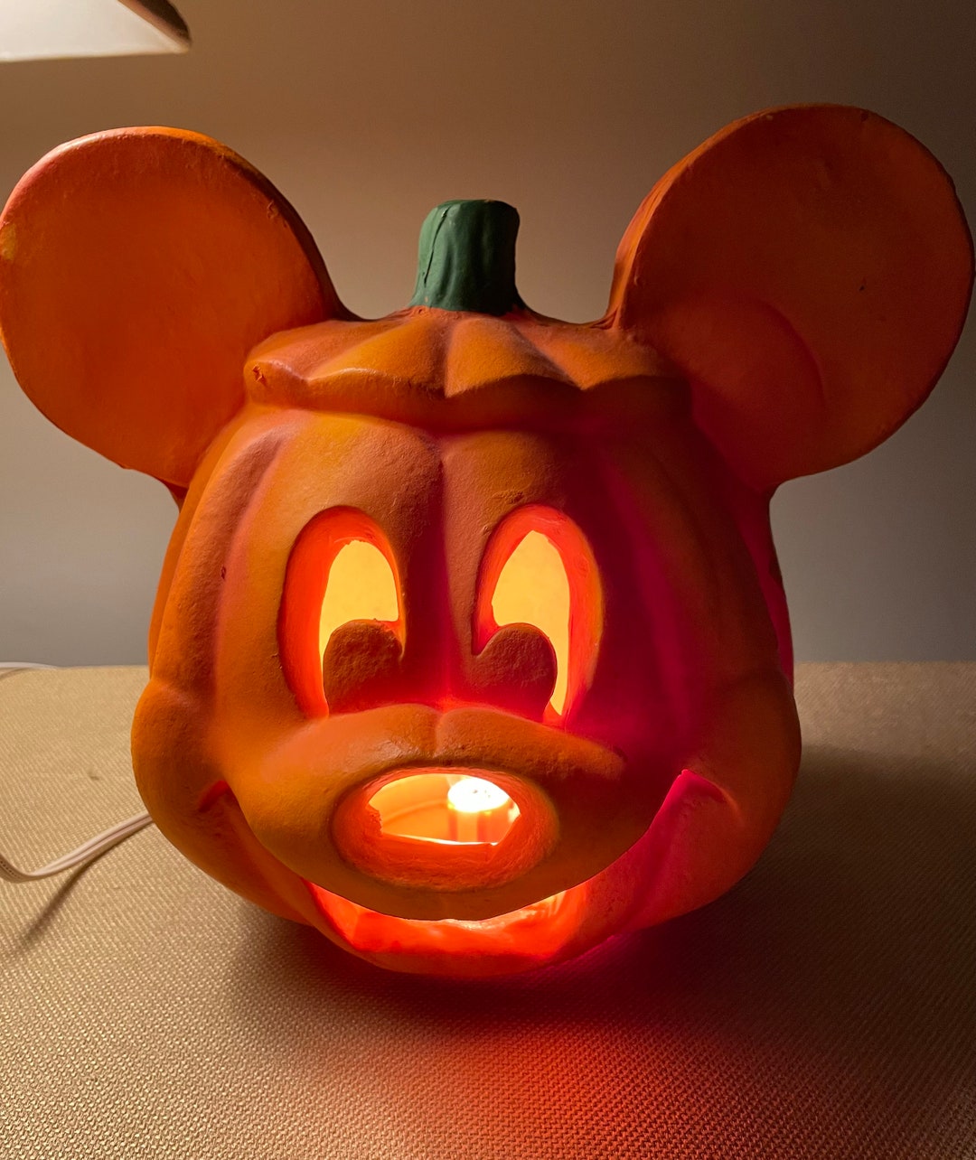 Vintage 1996 Trendmaster 10 Tall Mickey Mouse Light up Jack-o-lantern ...