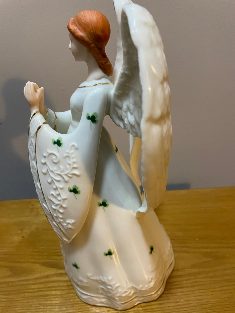 10 Porcelain Irish Angel Figurine Irish Decor St Patricks - Etsy