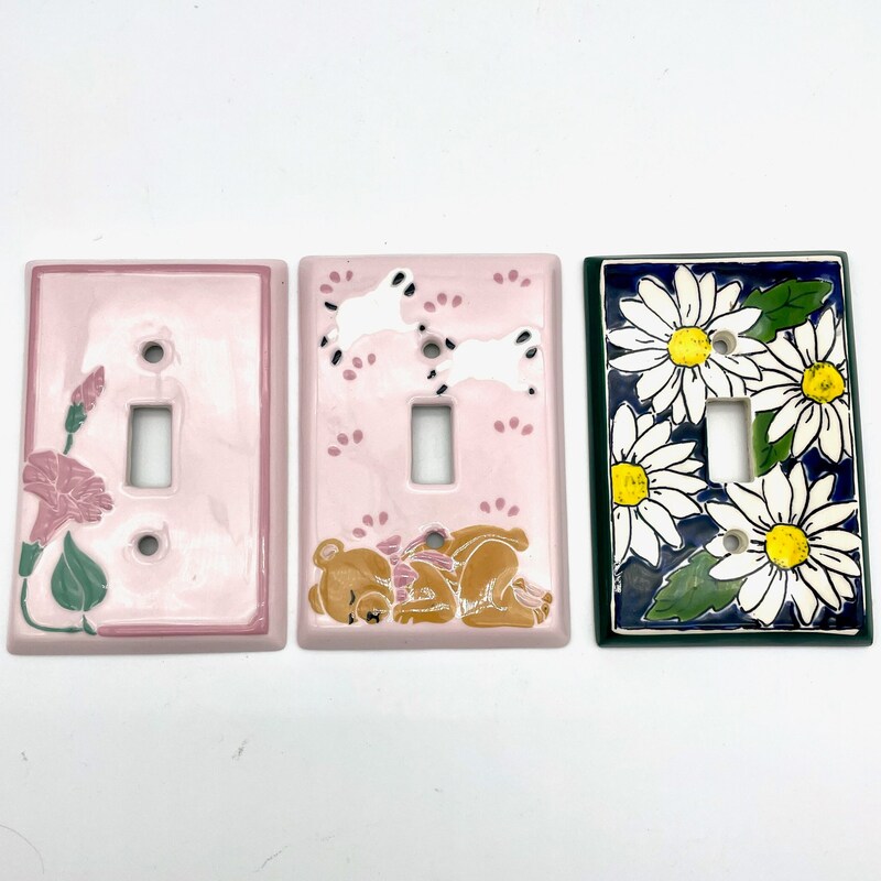 Ceramic Switch Plate Covers - Etsy
