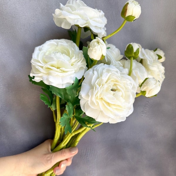 Silk Ranunculus - Etsy