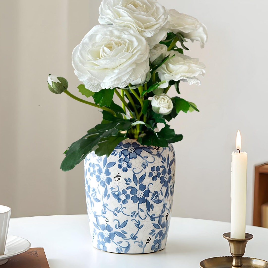 White Real Touch Ranunculus High-quality Artificial Flower | Wedding ...