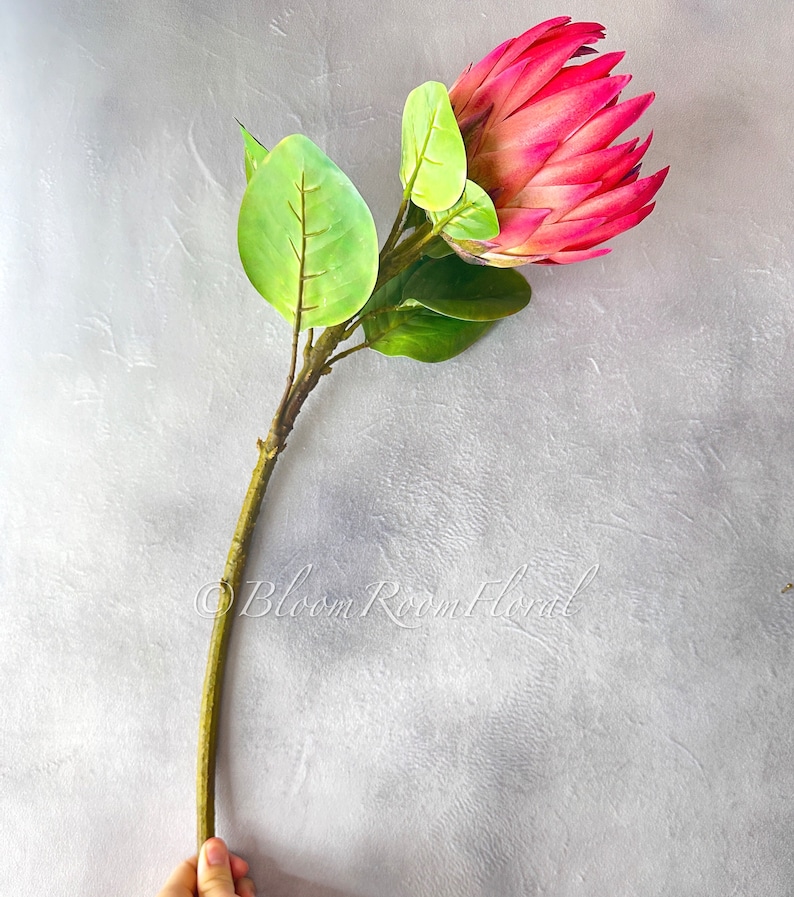 Real Touch King Protea Stem: 30" Artificial Flower for DIY Floral - Etsy