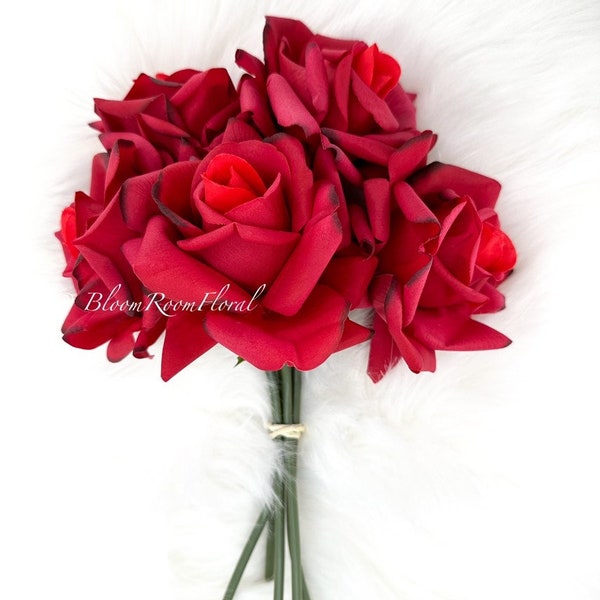 Real Touch Roses - Etsy