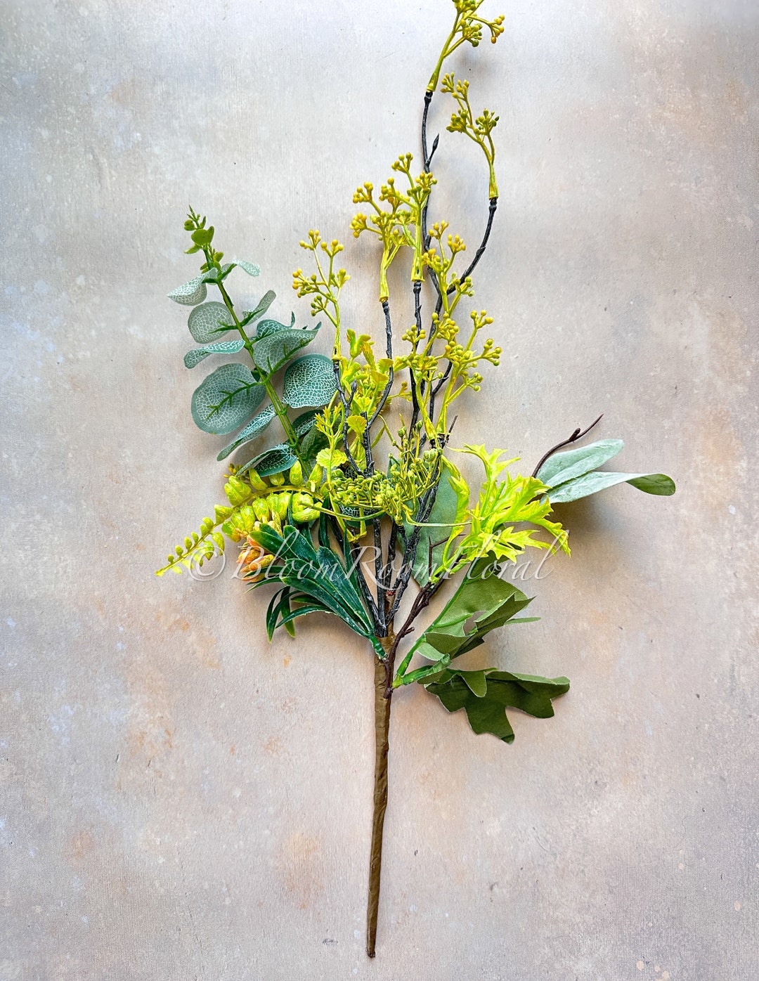Light Greenery Bunch, Artificial Flower Realistic Quality Faux Floral ...