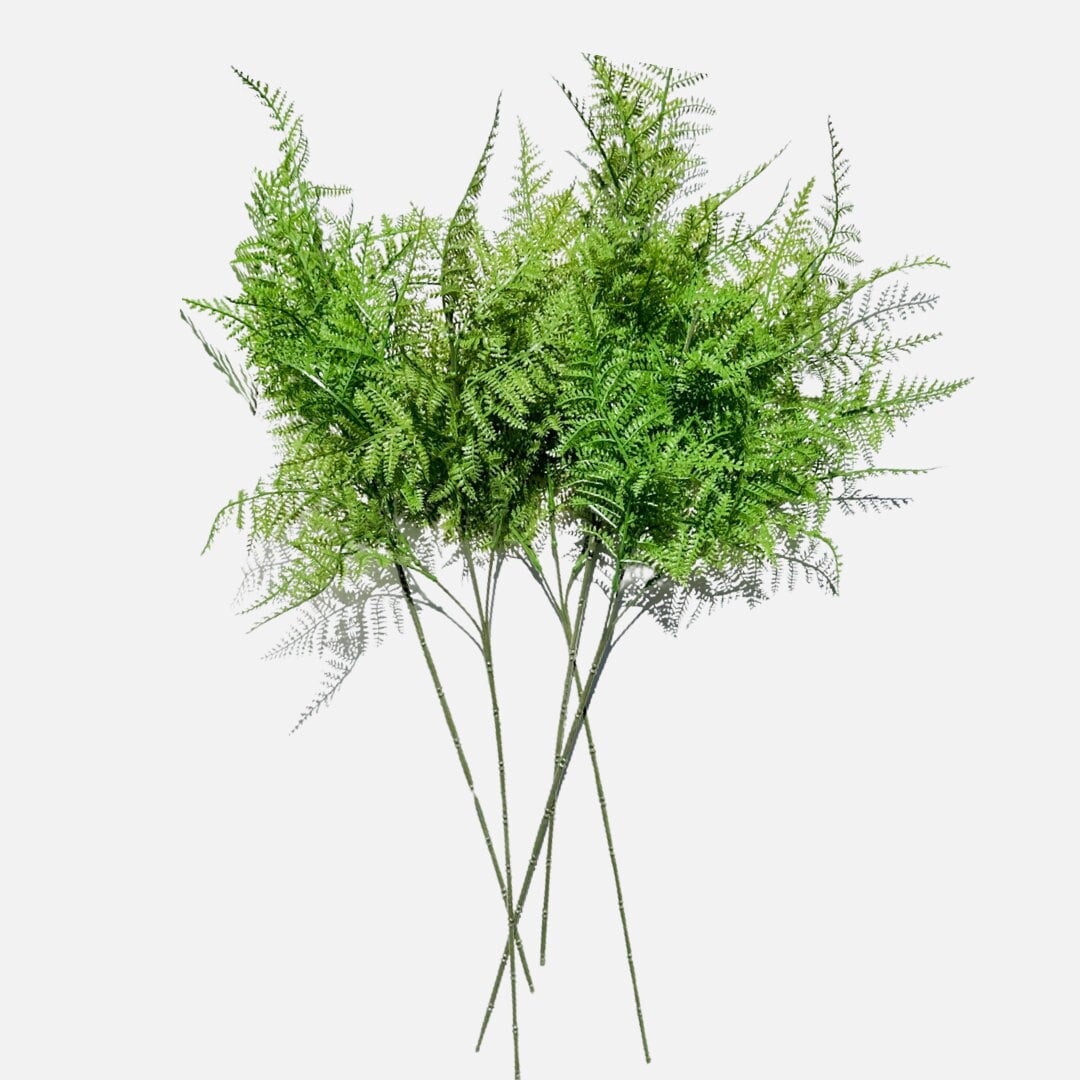 Light Green Fern Stem, Artificial Flower Realistic Quality Faux Floral ...