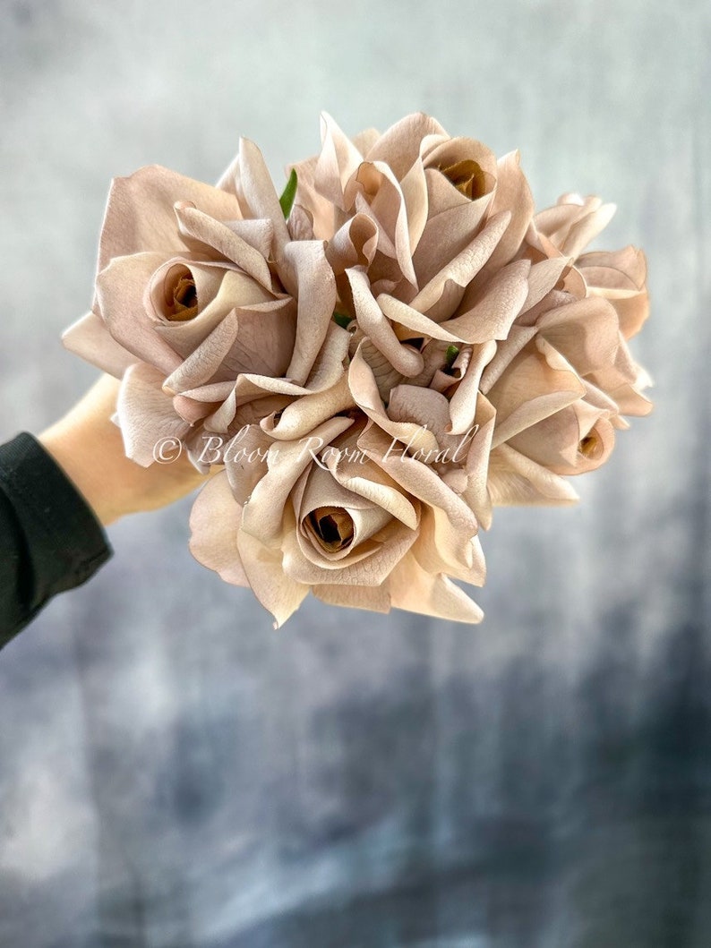 5 Stem Real Touch Roses Extremely Realistic Luxury Quality - Etsy