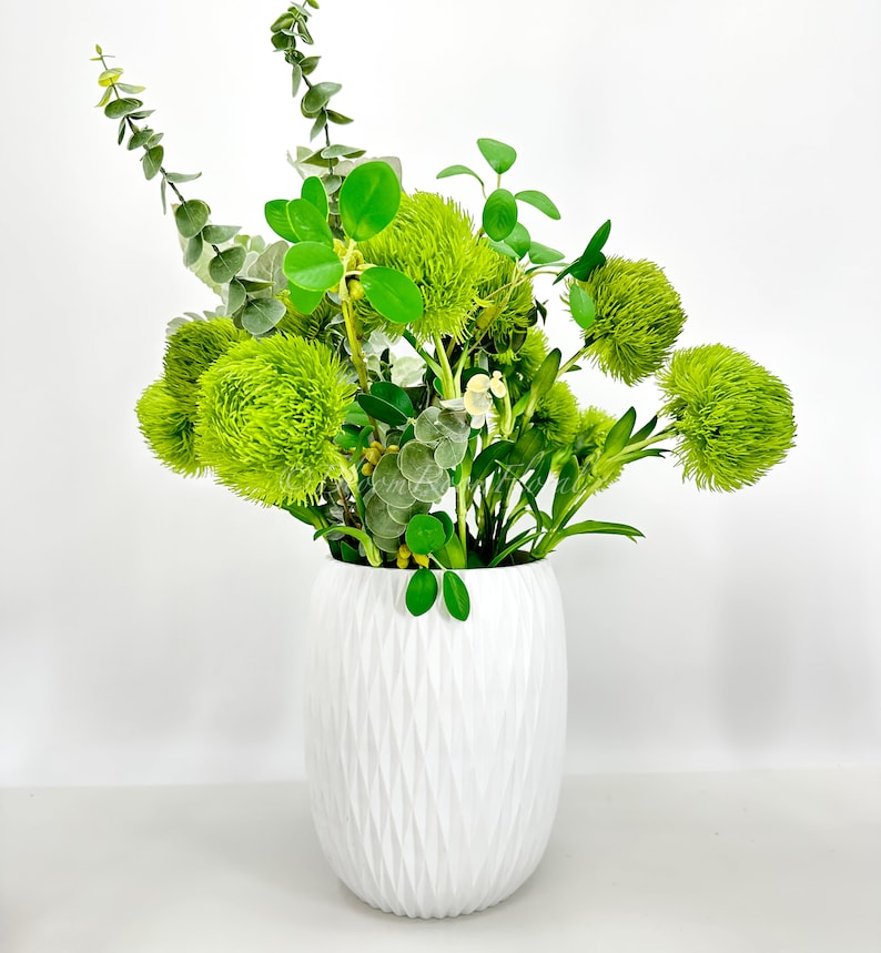 Real Touch Light Green Dianthus: Luxury Artificial Flower Stem (19") - Etsy
