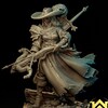 Swordmancer Tiefling Blademaster Miniature Witchguild Miniatures Abs ...