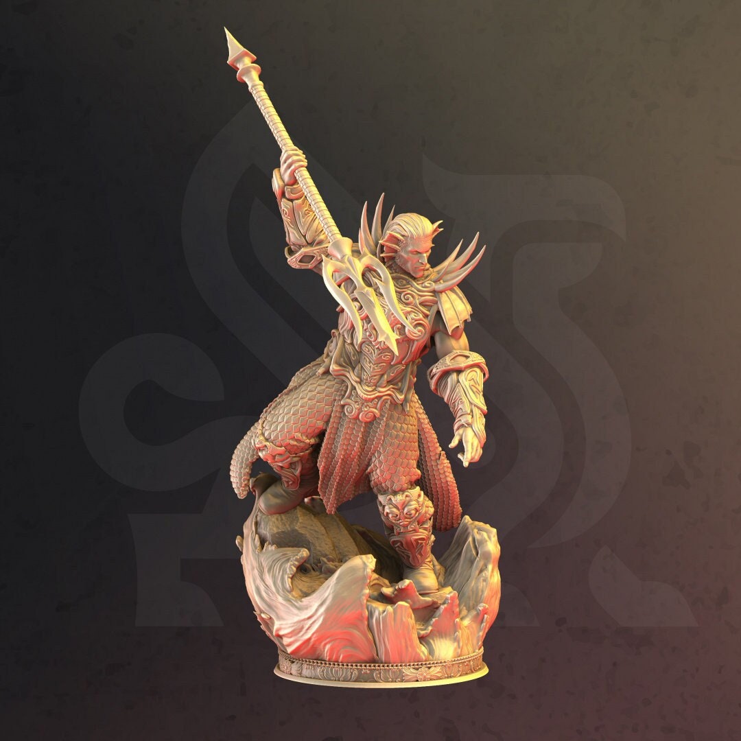 Water Genasi Warrior - Torrent, by Dm-stash. Powerful and Elegant ...
