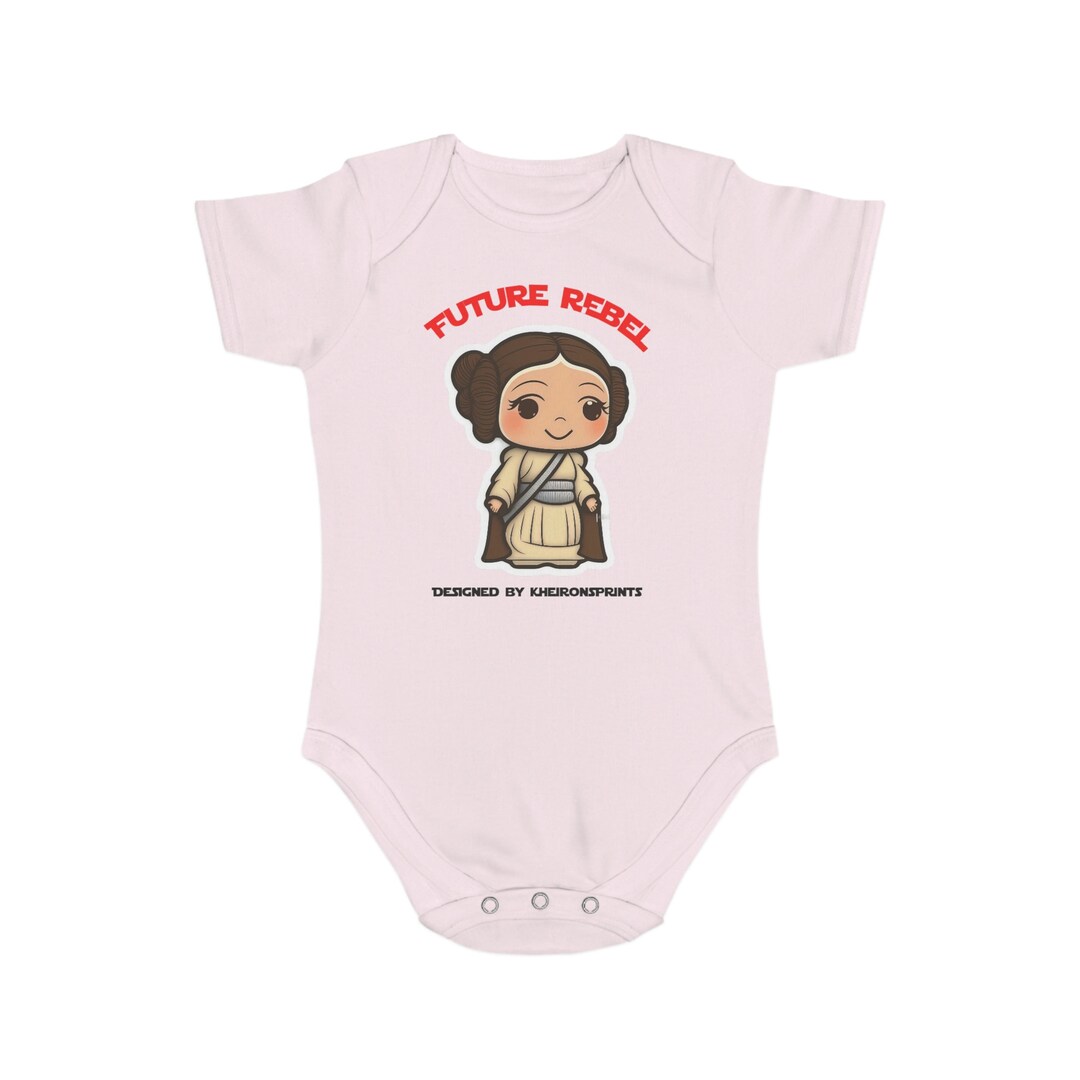 Adorable Star Wars Princess Leia Themed Baby Onesie - Perfect for Your ...