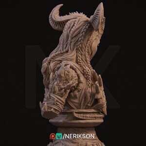 Iensi, the Demon Hunter Bust by Nerikson. Beautiful and Determined ...