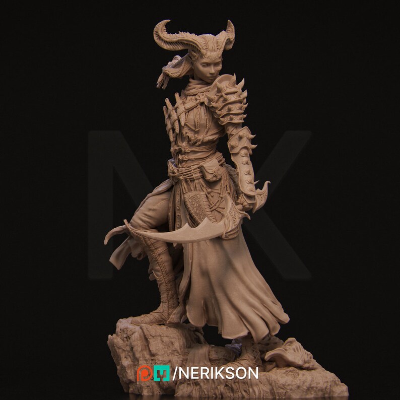 Iensi, the Demon Hunter, by Nerikson. Beautiful and Determined Demon ...