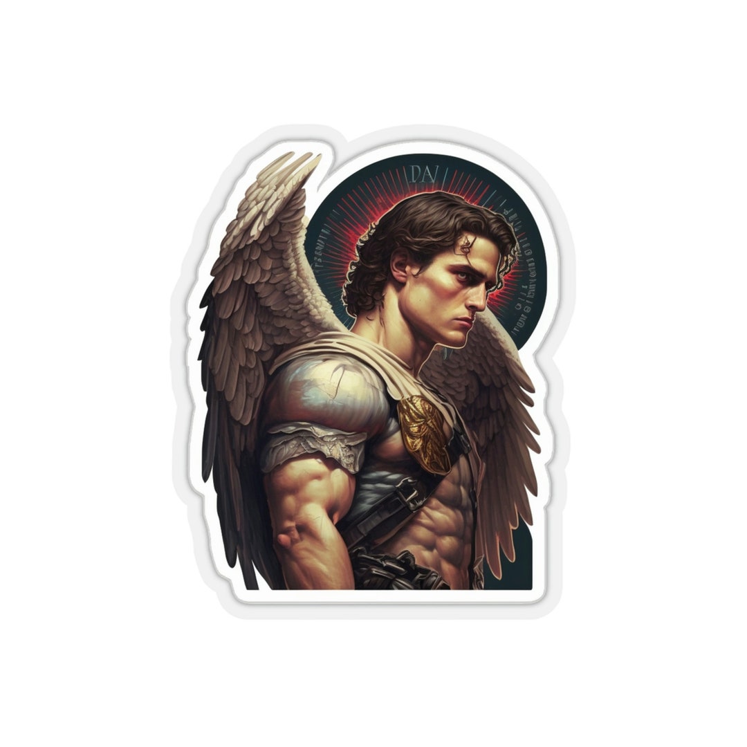 Michael the Archangel, Unique Kiss Cut Sticker Designs - Stand Out With ...