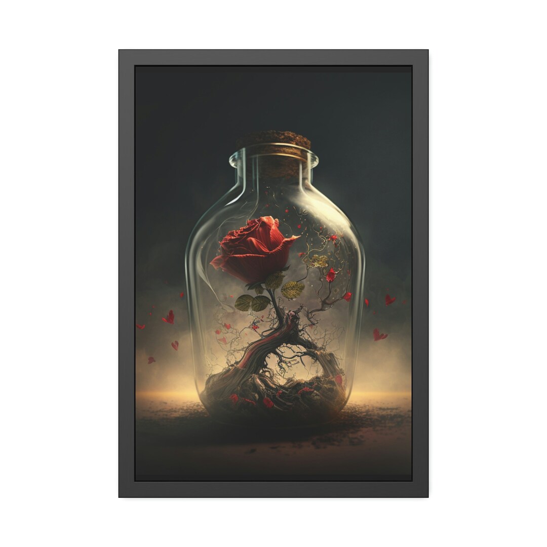 Bottled Love Framed Paper Posters - Etsy