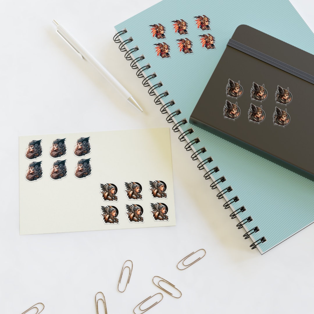 4x Valkyrie Design Sticker Sheets - Etsy