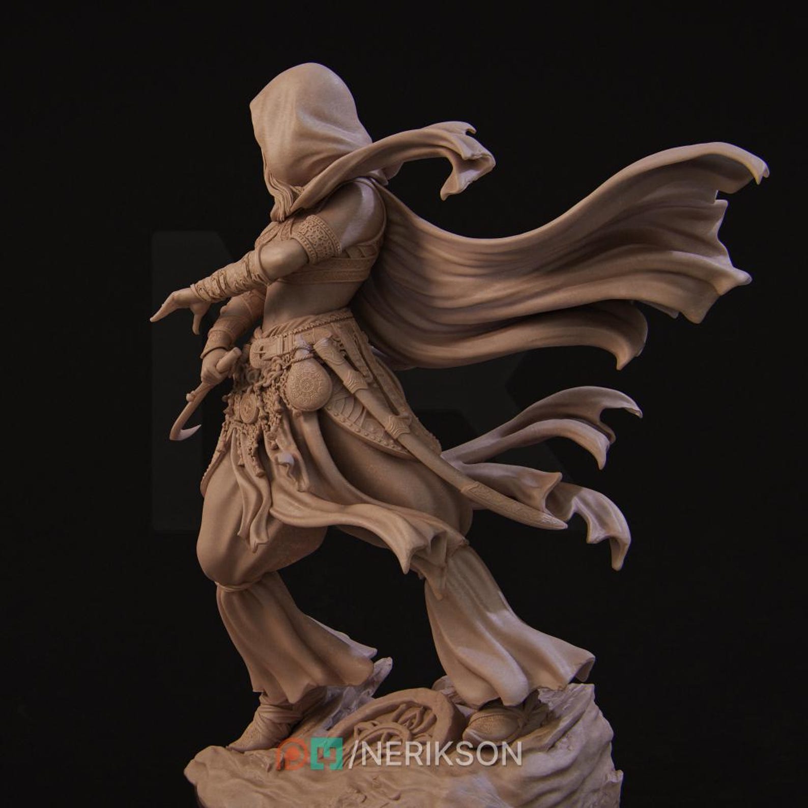 Warrior of the Sands | Beautiful Desert Fighter Miniature by Nerikson ...