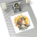Watercolor Apollo Sticker God of Music and Prophecy Square - Etsy
