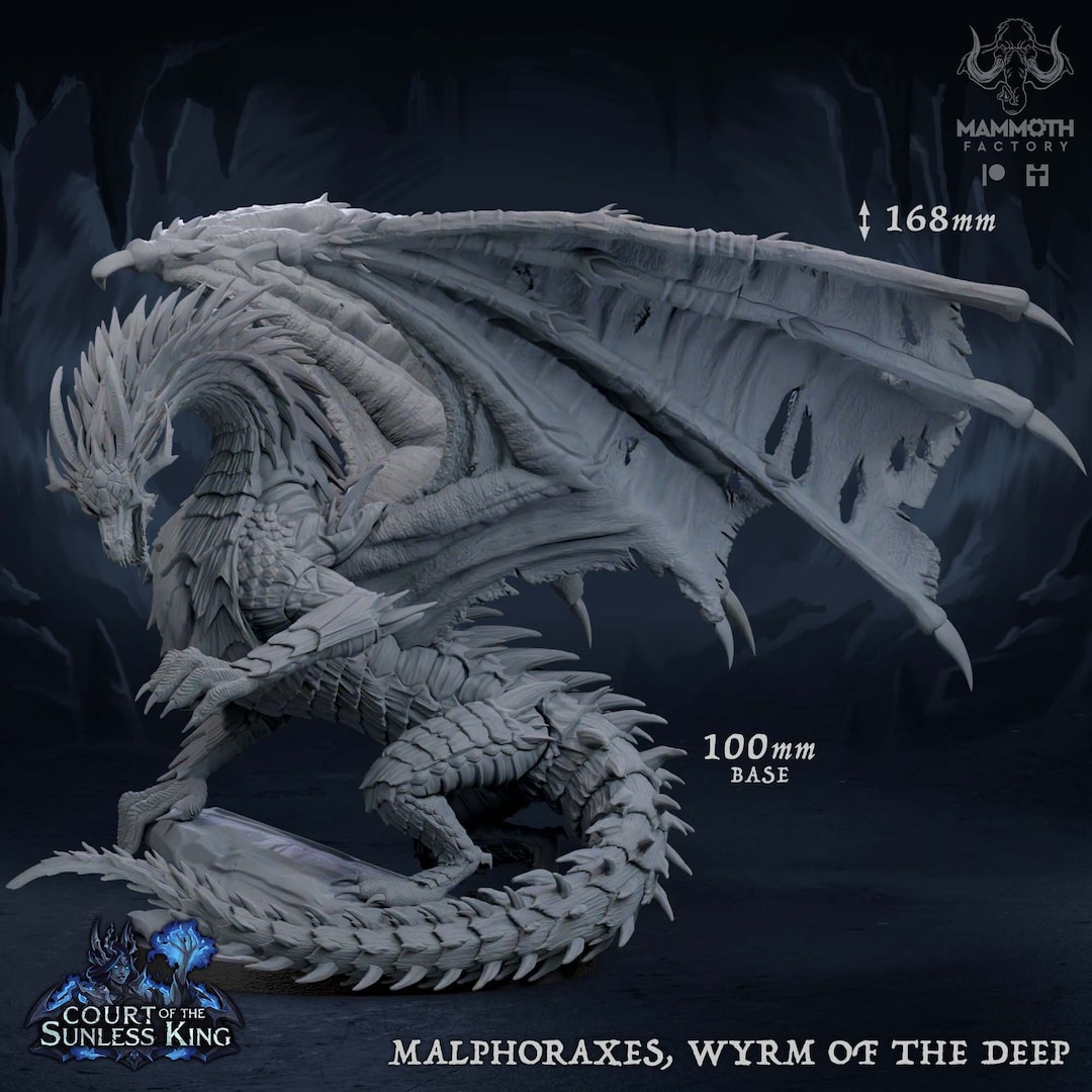 Malphoraxes, Wyrm of the Deep, Underdark Dragon for D&D and Tabletop ...