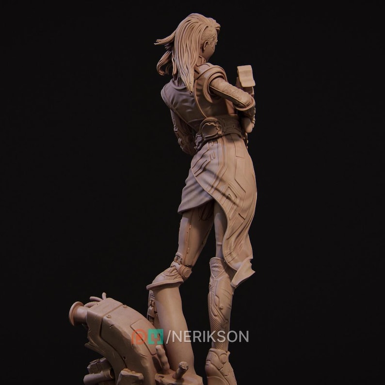 Aryn the Sniper Assassin (standing Pose) by Nerikson | 3D Printed ...