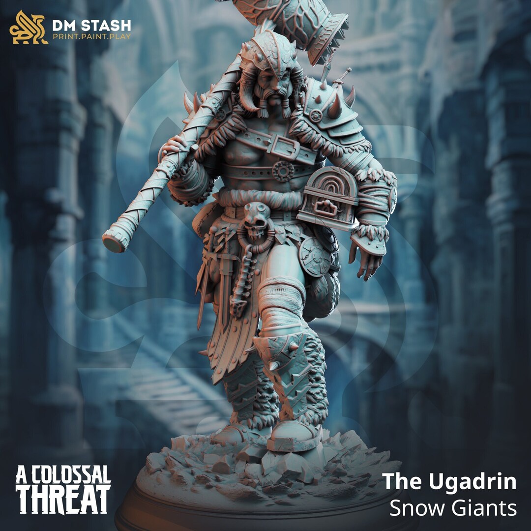 The Ugadrin Snow Giants - Hammer Variant (1/3) - Huge Sized Model ...