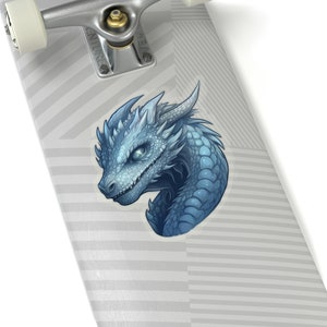 White Dragon Sticker Fierce and Mighty for D&D Players and Tabletop ...