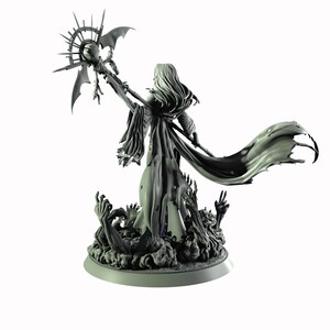 Dark Charm Necromancer: Gorgeous Female Spellcaster Pinup by Level 50 ...